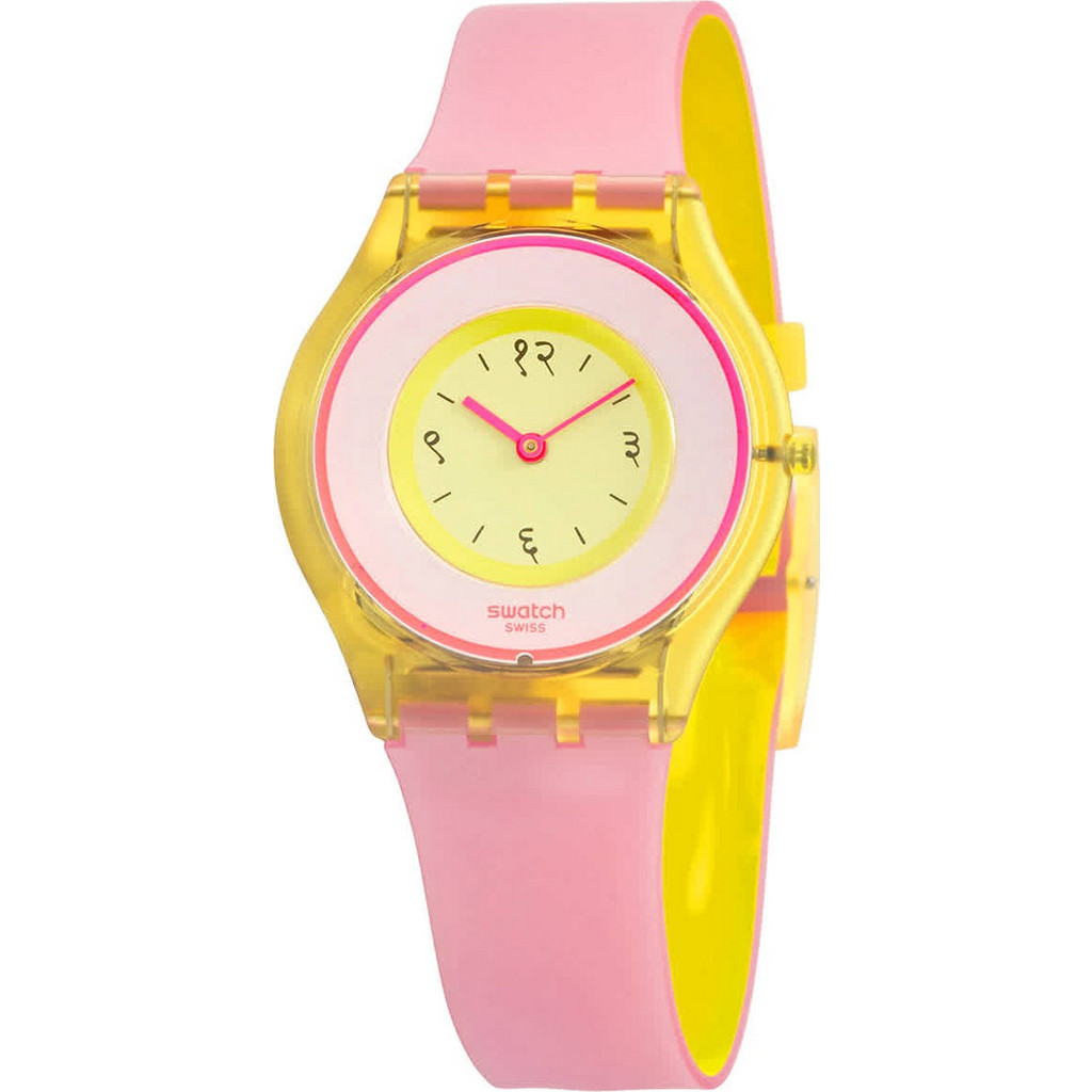 Swatch Γυναικείο Ρολόι με Ροζ Καουτσούκ Λουράκι SS08Z101 | BestPrice.gr