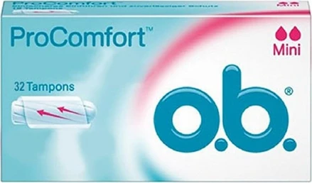 O.B. Pro Comfort Mini Ταμπόν για Ελαφριά Ροή 2 Σταγόνες 32τμχ ...
