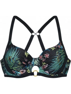 Dorina Bikini Top Floral Μαύρο FXBK0012MI120-BK0087 | BestPrice.gr