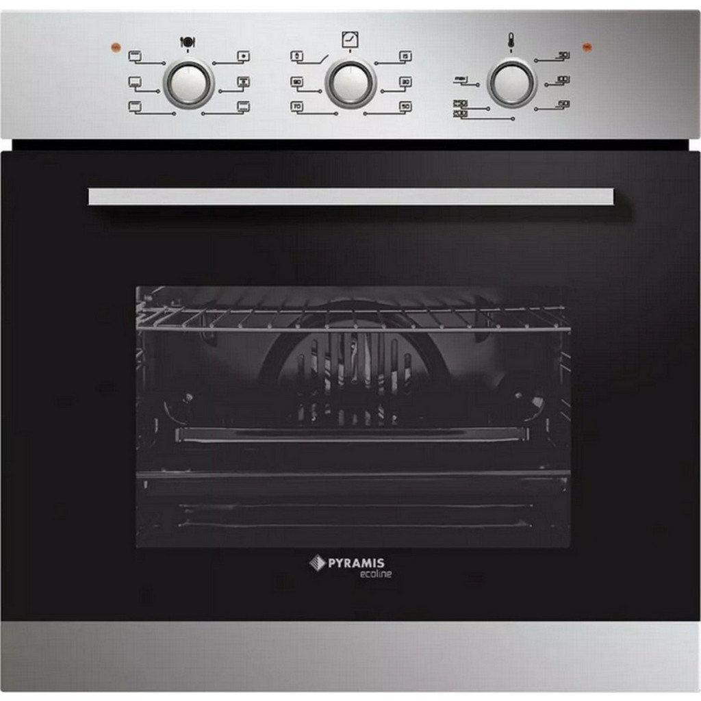 Pyramis 60ΑΠ 1016 Φούρνος Ηλεκτρικός Άνω Πάγκου 66lt 59.5cm | BestPrice.gr