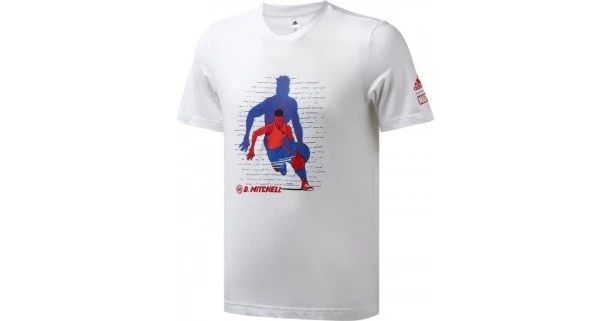 Adidas Marvel Donovan Mitchell Spider-Man Tee DX6893 | BestPrice.gr