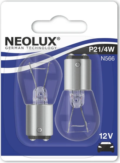 Neolux P21/4W N566-02B 12V 4W 2τμχ | BestPrice.gr