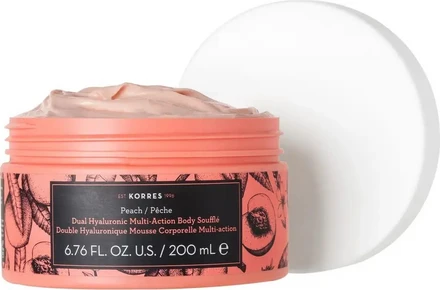 Korres Peach Dual Hyaluronic Multi Action Body Souffle Ενυδατική Mousse ...