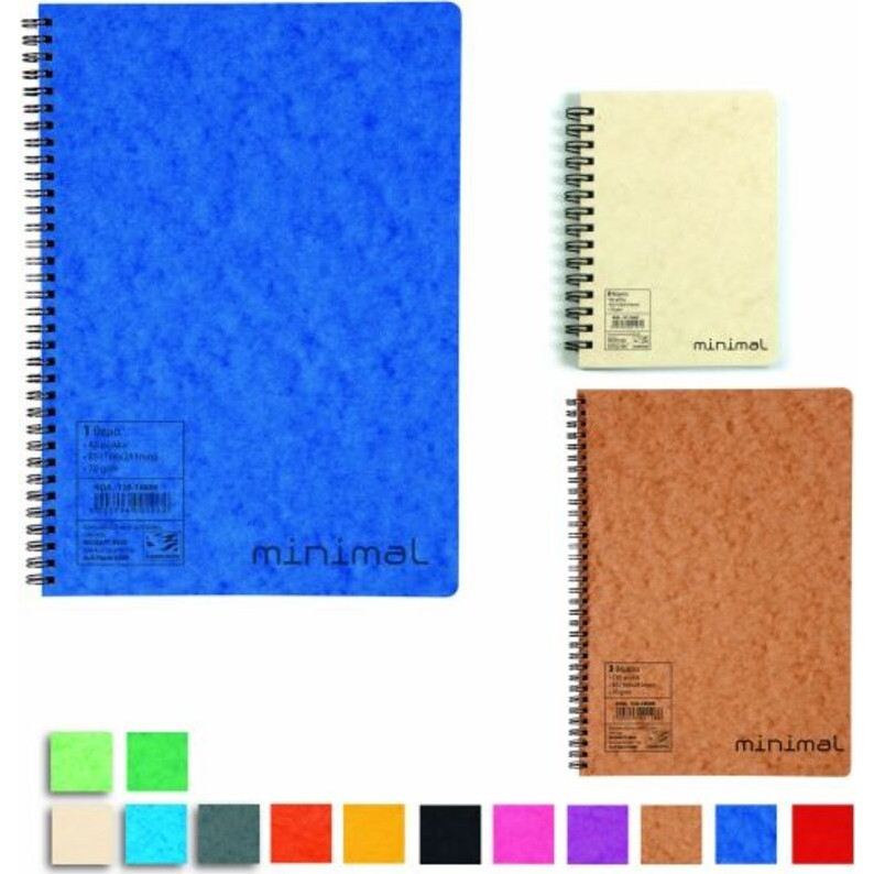 A&G Paper Σπιράλ Τετράδιο Ριγέ A4 80 Φύλλων 2 Θεμάτων Διάφορα Χρώματα ...