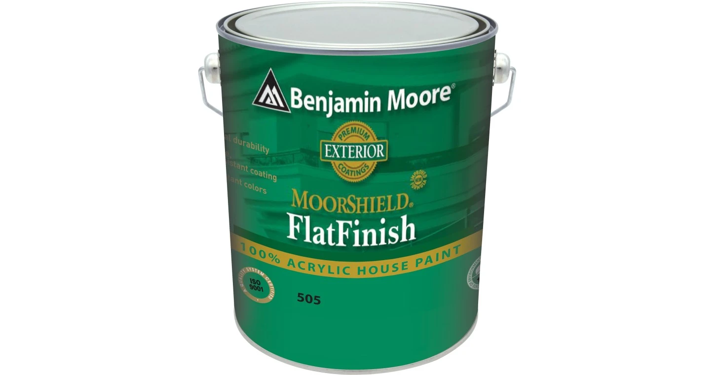 Benjamin Moore 505 MooreShield Ακρυλικό Λευκό Ματ 10lt | BestPrice.gr