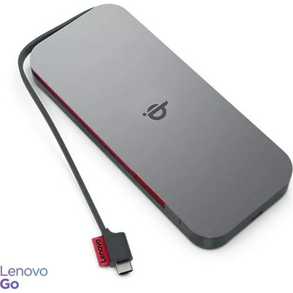 Lenovo Go Wireless Power Bank 10000mAh 15W με Θύρα USB-A Thunder Quick ...