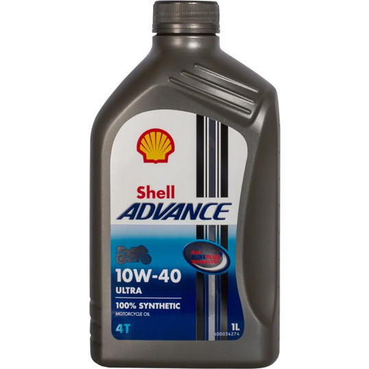 Shell Advance Ultra Συνθετικό Λάδι Μηχανής 4T 10W-40 1lt | BestPrice.gr