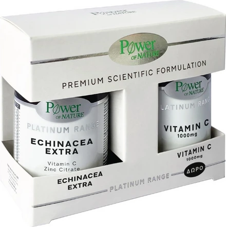 Power Health Platinum Range Echinacea Extra 30 Κάψουλες + Vitamin C ...