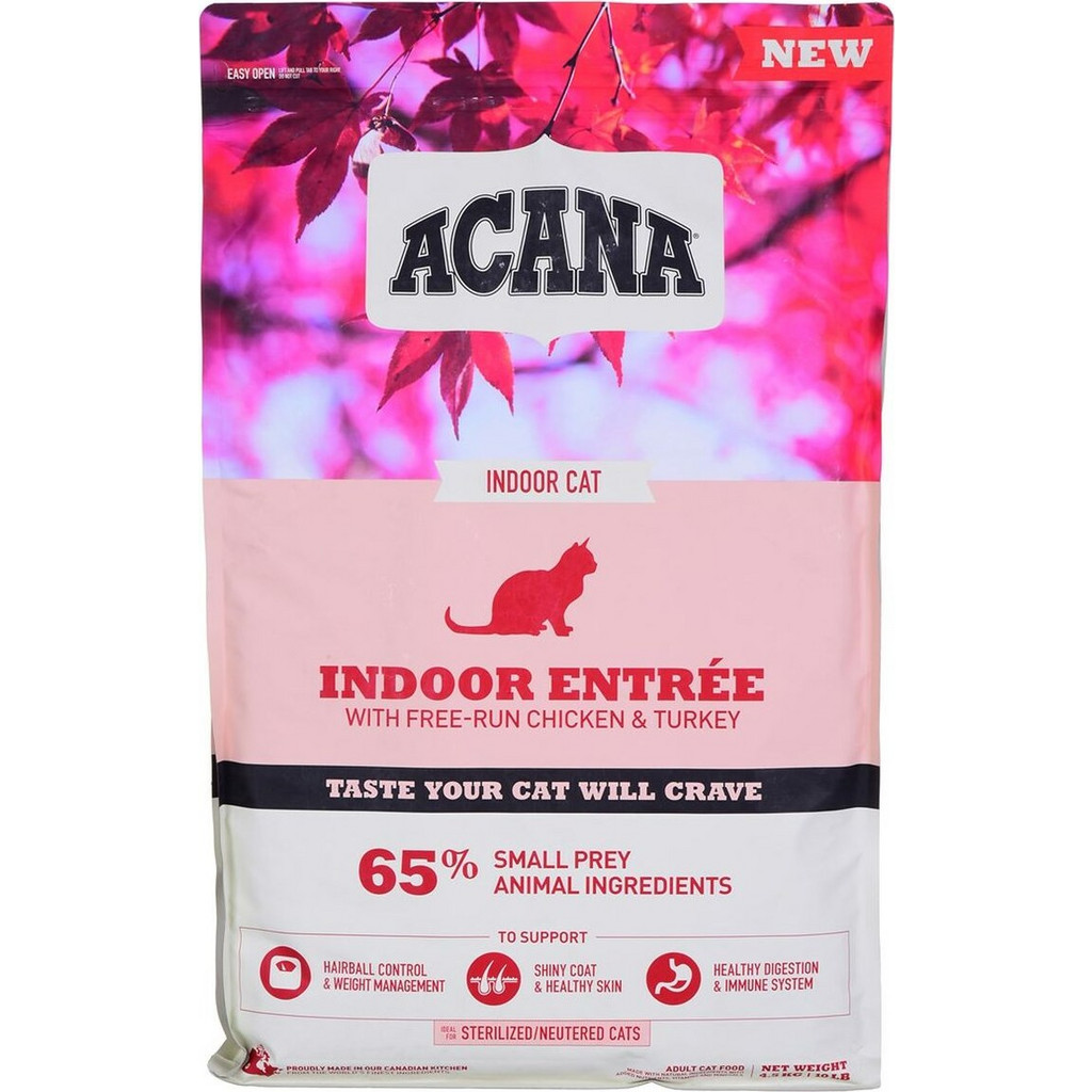 Acana Indoor Entree Adult Sterilised with Free-Run Chicken & Turkey 4 ...