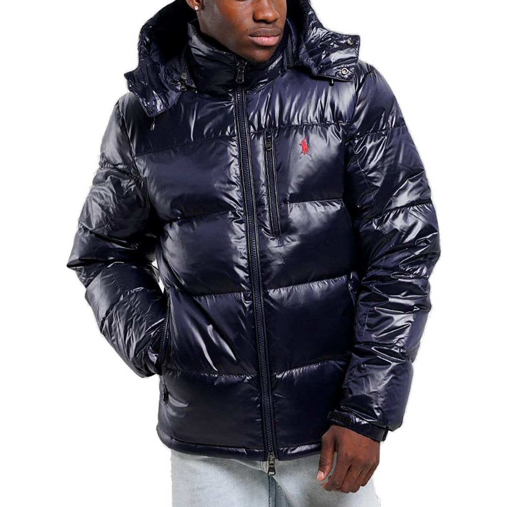 Polo Ralph Lauren Ανδρικό Μπουφάν Χειμωνιάτικο Puffer Αδιάβροχο Navy ...
