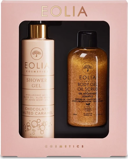 Eolia Cosmetics Salted Caramel Shower Gel + Gold Orchid Body Gel Scrub ...