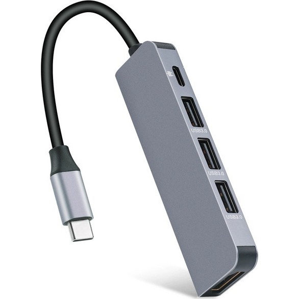 Powertech CAB-UC045 USB-C Docking Station με HDMI 4K PD | BestPrice.gr