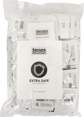 Secura Extra Safe Προφυλακτικά με Λιπαντικό 100τμχ | BestPrice.gr