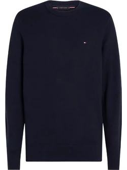 Tommy Hilfiger Ανδρικό Πουλόβερ Γαλάζιο DM0DM16785-CYO | BestPrice.gr