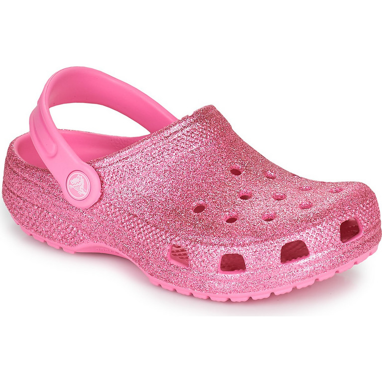 Crocs Classic Glitter Clog Παιδικά Παπούτσια Θαλάσσης για Κορίτσι ...