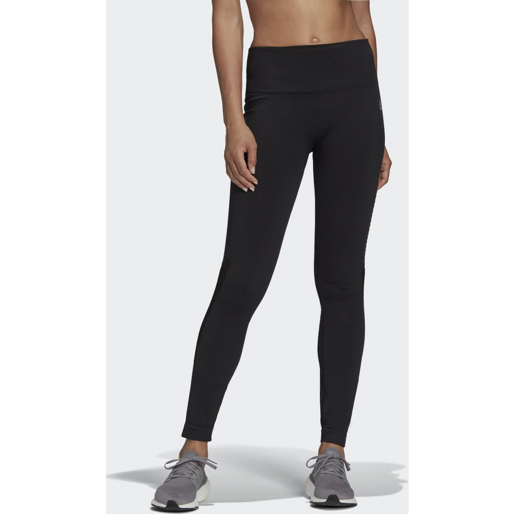 Adidas AEROKNIT Running Γυναικείο Κολάν Μακρύ Ψηλόμεσο Μαύρο H57769 ...