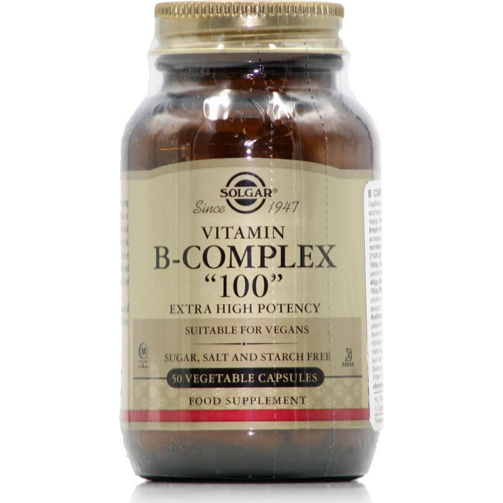 Solgar B-Complex 100 50 Κάψουλες | BestPrice.gr