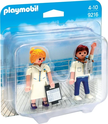 Playmobil Duo Pack Προσωπικό Κρουαζιερόπλοιου για 4-10 Ετών 9216 ...
