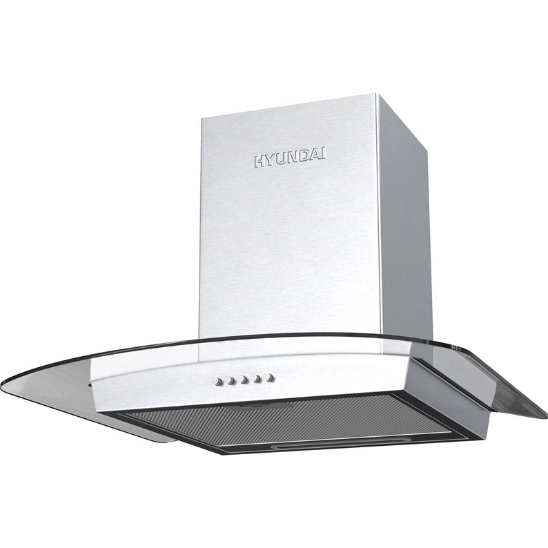 Hyundai HHD24-TG2261X Απορροφητήρας Καμινάδα-Τζάκι 60cm Inox | BestPrice.gr