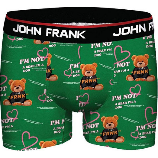John Frank Teddy Ανδρικό Μποξεράκι Πράσινο JFBD365 | BestPrice.gr