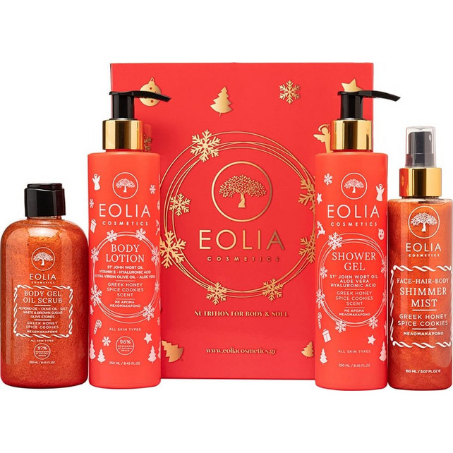 Eolia Greek Honey Spice Cookies Body Lotion 250ml + Shower Gel 250ml ...