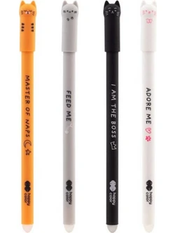 Happy Color Black & White Στυλό Gel που Σβήνει 0.5mm Μπλε Διάφορα ...