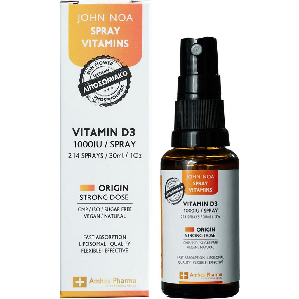 John Noa Spray Vitamin D3 1000iu 30ml | BestPrice.gr
