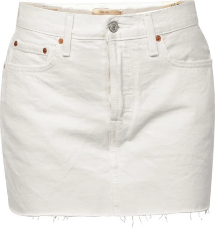 Levi's Μίνι Φούστα Τζιν Pencil Λευκή A4694-0005 | BestPrice.gr