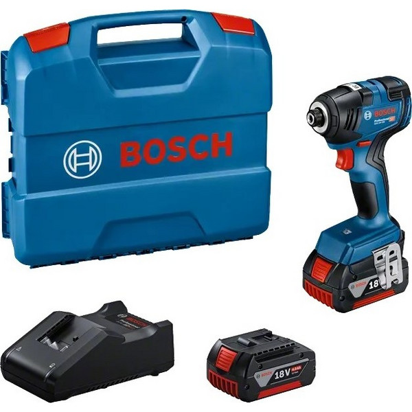 Bosch GDR 18V-200 06019J2107 Παλμικό Κατσαβίδι Μπαταρίας 2x4Ah ...
