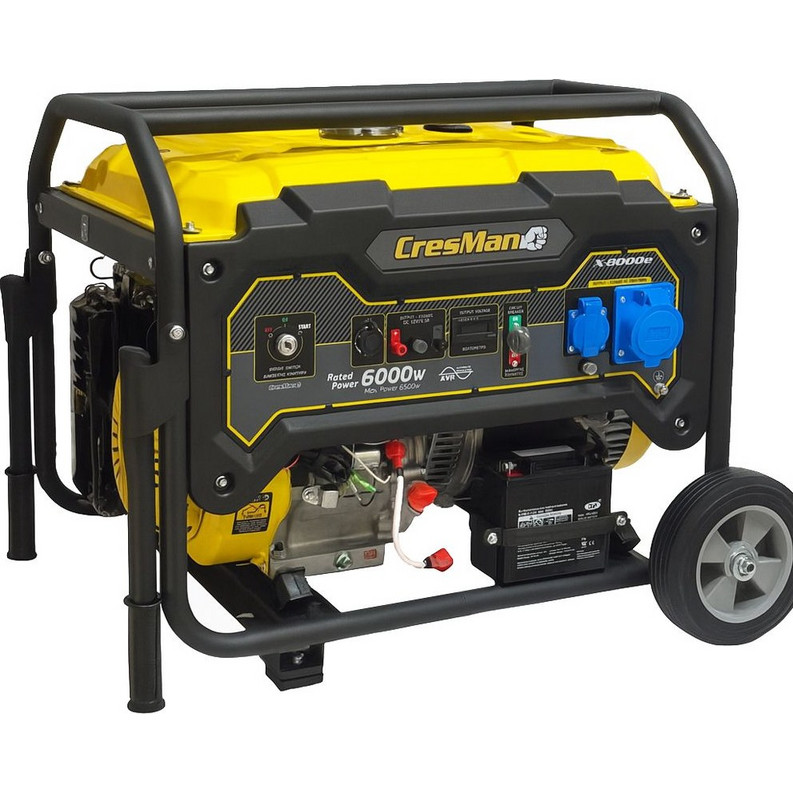 Cresman 12808 Γεννήτρια Βενζίνης Τετράχρονη Μονοφασική με Μίζα 8KVA ...