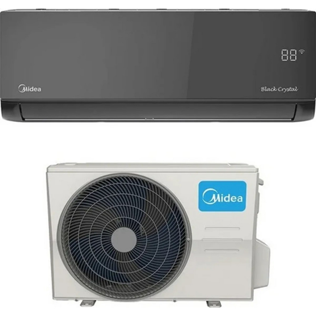 Midea Crystal Black AG16BLACK-24NXD0-I/O Κλιματιστικό Inverter 24000 ...