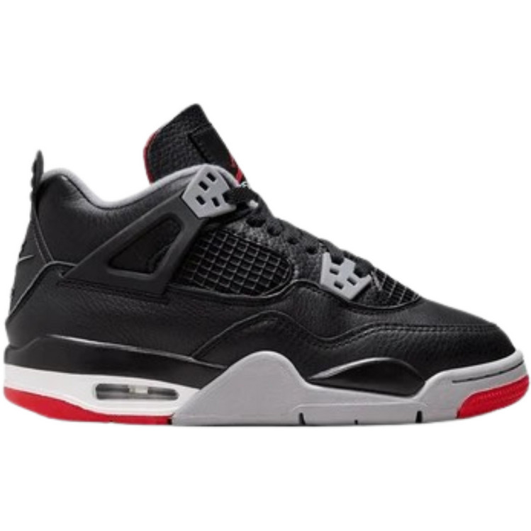 Jordan Air Retro 4 Bred Παιδικά Αθλητικά Παπούτσια για Μπάσκετ Μαύρα FQ8213-006 | BestPrice.gr