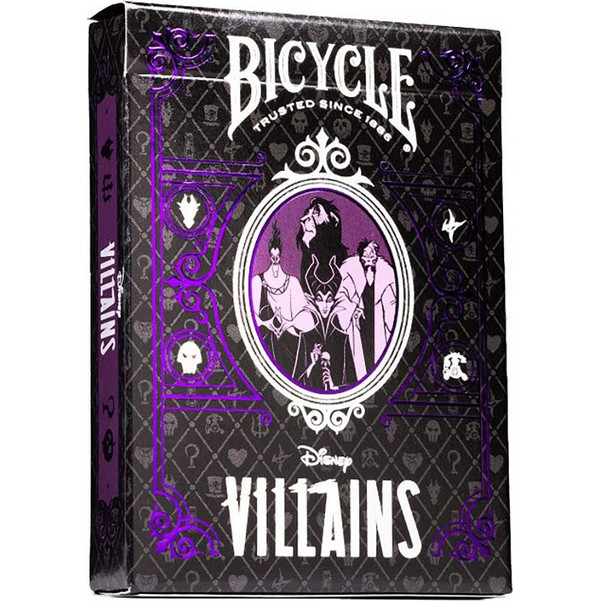 Bicycle Disney Villains Τράπουλα Μωβ 10040306 | BestPrice.gr