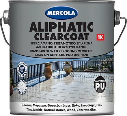 Mercola Aliphatic PU Clearcoat Επαλειφόμενο Πολυουρεθανικό Στεγανωτικό ...