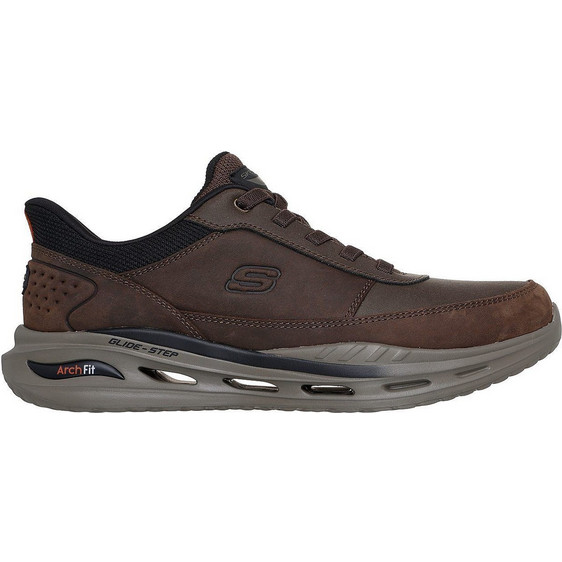 Skechers SlipIns Arch Fit Orvan Moxley Ανδρικά Sneakers Σοκολατί 210981 ...
