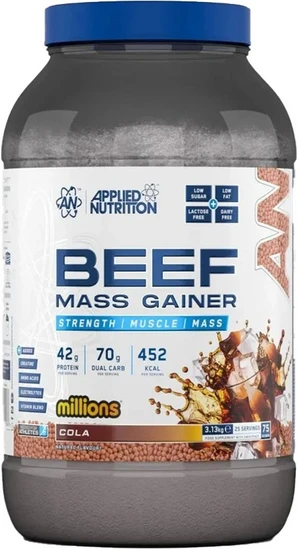 Applied Nutrition Beef Mass Gainer Millions Cola Πρωτεΐνη Όγκου Χωρίς ...