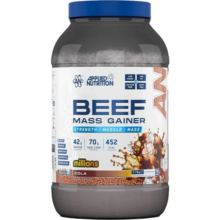 Applied Nutrition Beef Mass Gainer Millions Cola Πρωτεΐνη Όγκου Χωρίς ...