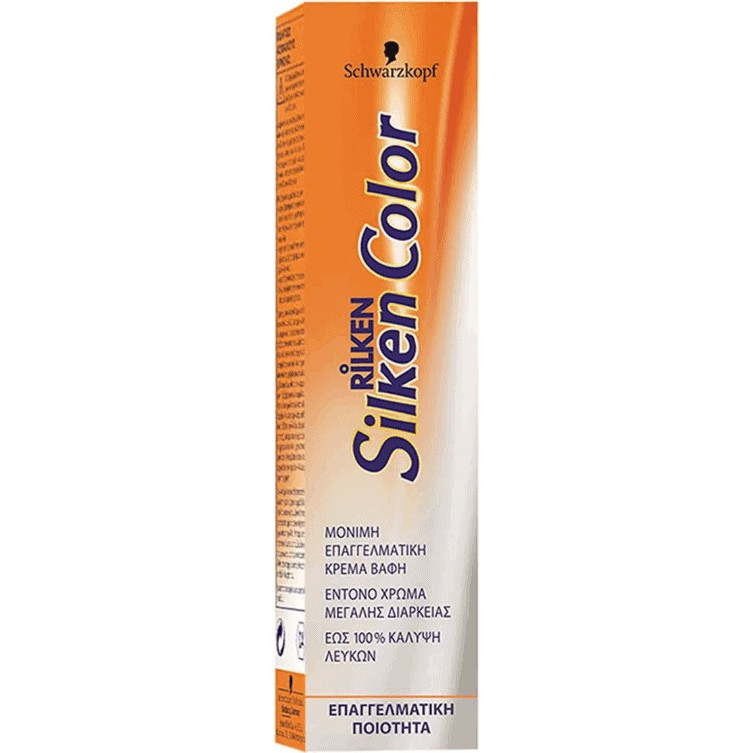 Schwarzkopf Rilken Silken Color 5.35 Καστανό Ανοιχτό Χρυσό Μαονί Μόνιμη ...
