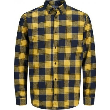 Jack & Jones Ανδρικό Πουκάμισο Βαμβακερό Καρό Μακρυμάνικο Κανονική ...
