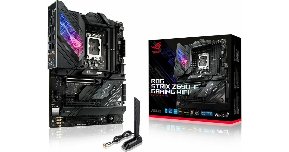Asus ROG Strix Z690-E Gaming WiFi Motherboard ATX με Intel 1700 Socket ...