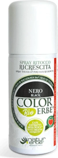 Natur Erbe Color Erbe Μαύρο Φυτικό Spray Βαφής Μαλλιών Χωρίς Αμμωνία ...