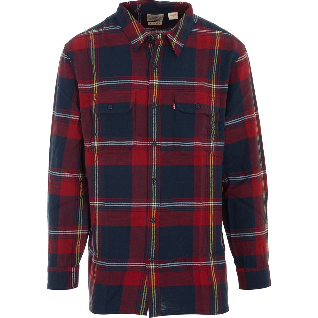 Levi's Ανδρικό Πουκάμισο Καρό Μακρυμάνικο Κόκκινο 19573-0191 | BestPrice.gr