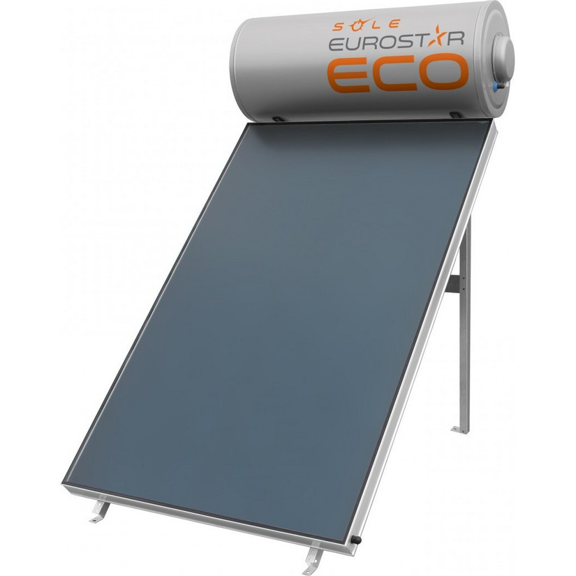 Sole Ηλιόθερμο Eco 125-1-S200 Ηλιακός Θερμοσίφωνας 125lt 2m² Διπλής ...