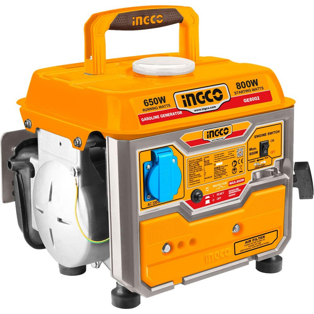 Ingco GE8002 Αθόρυβη Γεννήτρια Βενζίνης Δίχρονη Μονοφασική Βαλιτσάκι με ...