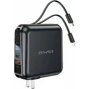 Awei P48K Power Bank 15000mAh Quick Charge 3.0 Black | BestPrice.gr