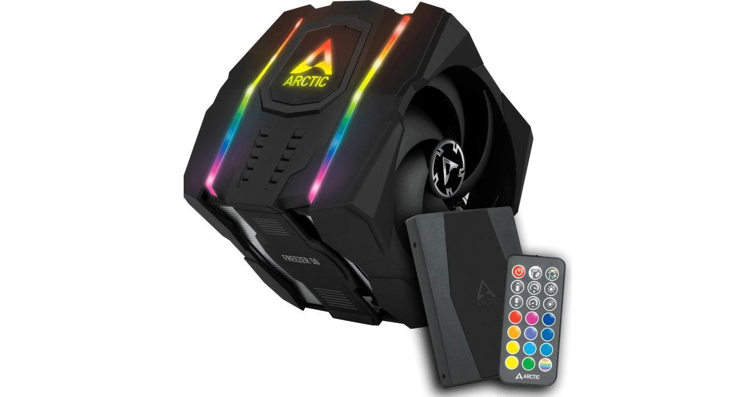 Arctic Freezer 50 Duo Tower with A-RGB Controller | BestPrice.gr