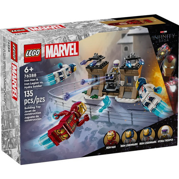 Lego Marvel Avengers Iron Man & Iron Legion vs. Hydra Soldier για 6 ...