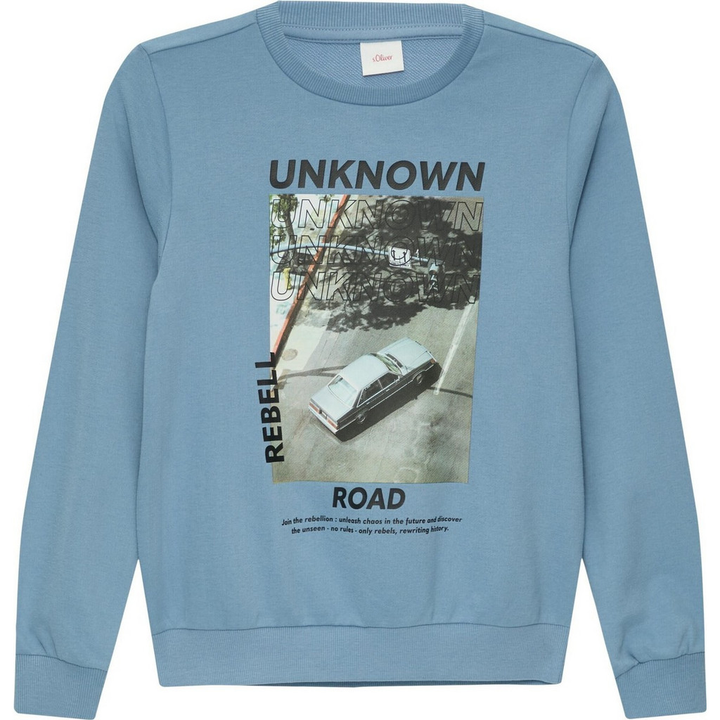 S. Oliver Παιδικό Φούτερ Γαλάζιο 2150108-5268 | BestPrice.gr