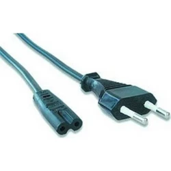 Naxius 5200252408967 Καλώδιο Τροφοδοσίας Euro to IEC C8 1m | BestPrice.gr