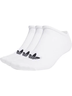 Adidas Trefoil Βαμβακερές Γυναικείες Κάλτσες Κοντές Εκρού Χακί 3Pack ...